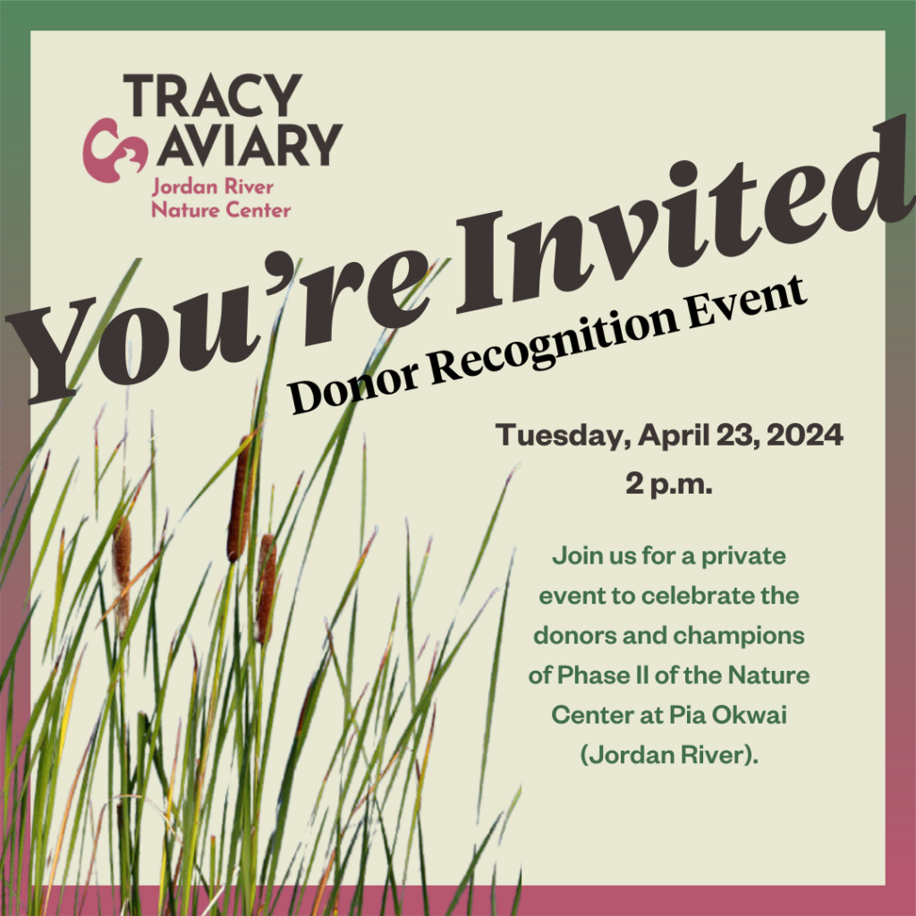 Donor Recognition Celebration - Tracy Aviary